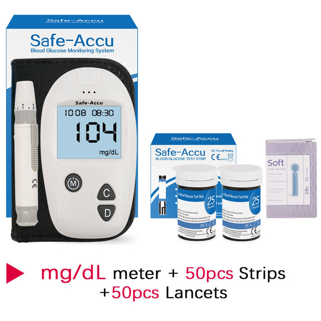 Best price for Blood Glucose Meter 50/100pcs Test Strips Lancets ...