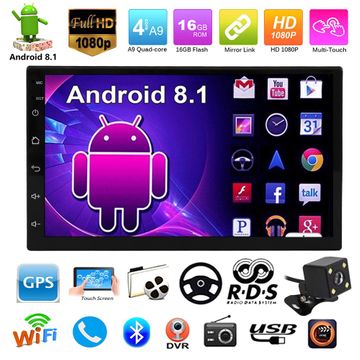 Android Car Radio 7" Android 10.1 With HD Touchscreed, USB, GPS ...