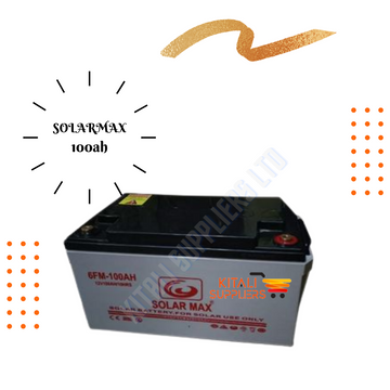 Solarmax Solar Battery 100ah Gray normal 100ah
