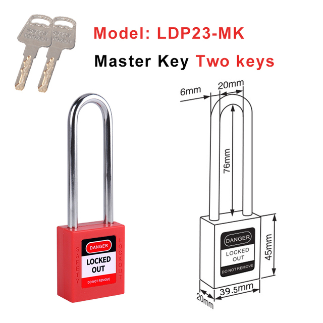 Best price for Isolation Padlock 76mm ABS Engineering Plastic Steel ...