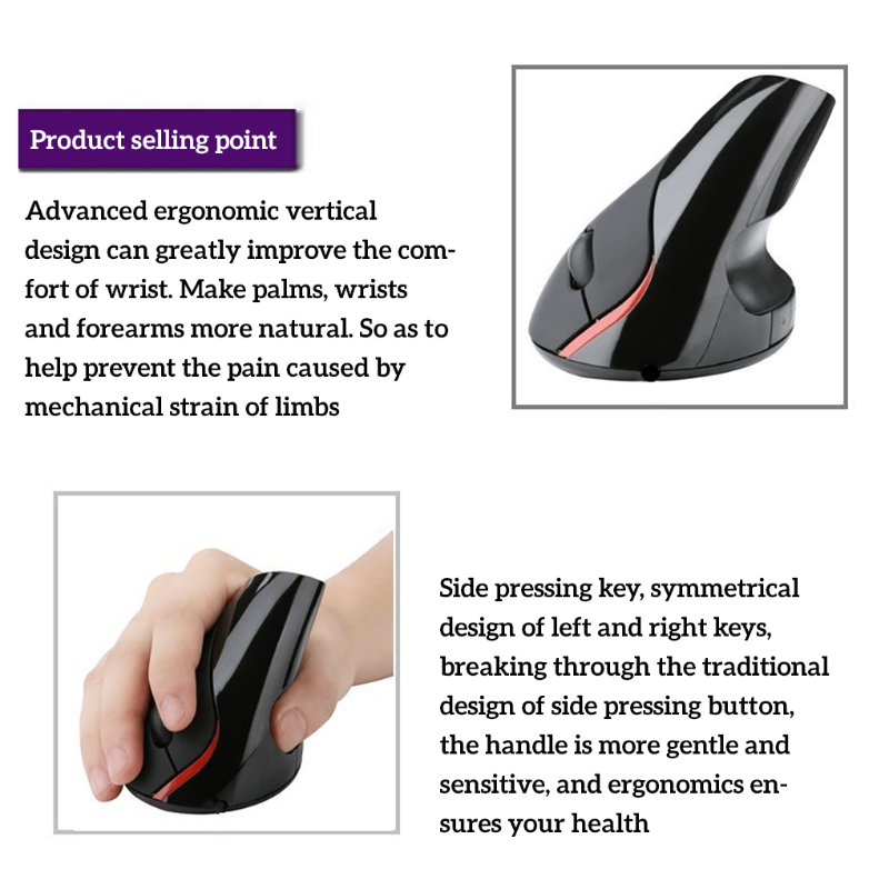 Best price for Rechargeable Wireless Mouse Gamer Ergonomic Optical 2.4G ...