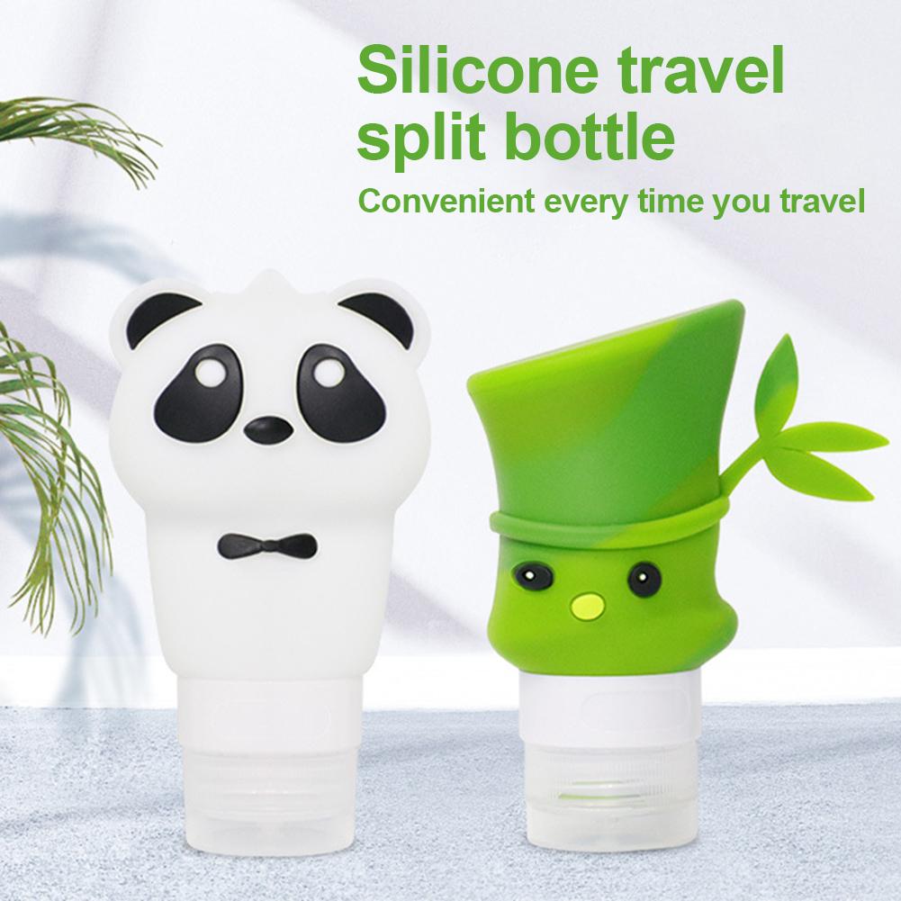 Best price for 2Pcs Cute Shape 60ml Bamboo 90ml Panda Travel Shampoo ...