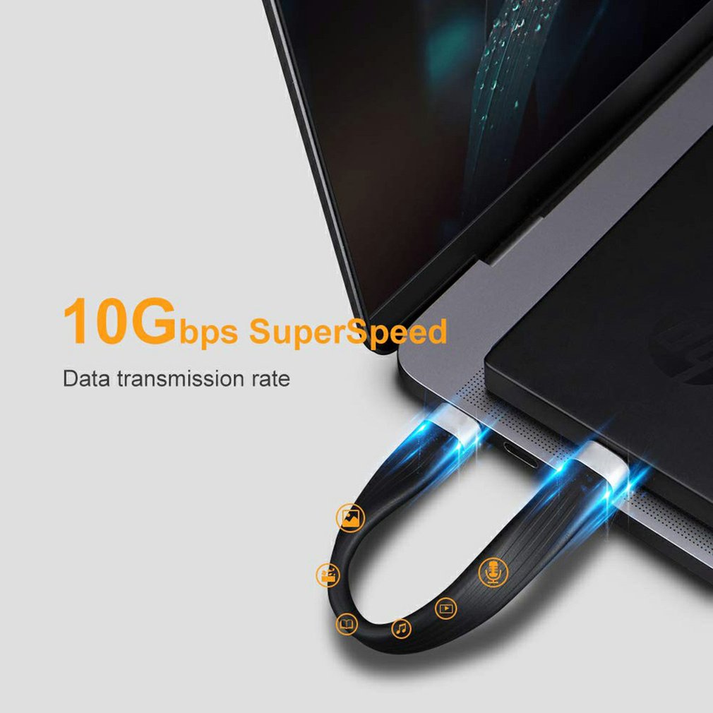 Best price for 4K USB-C 3.1 Gen 2 Cable 10G Chip Short Type C Video ...