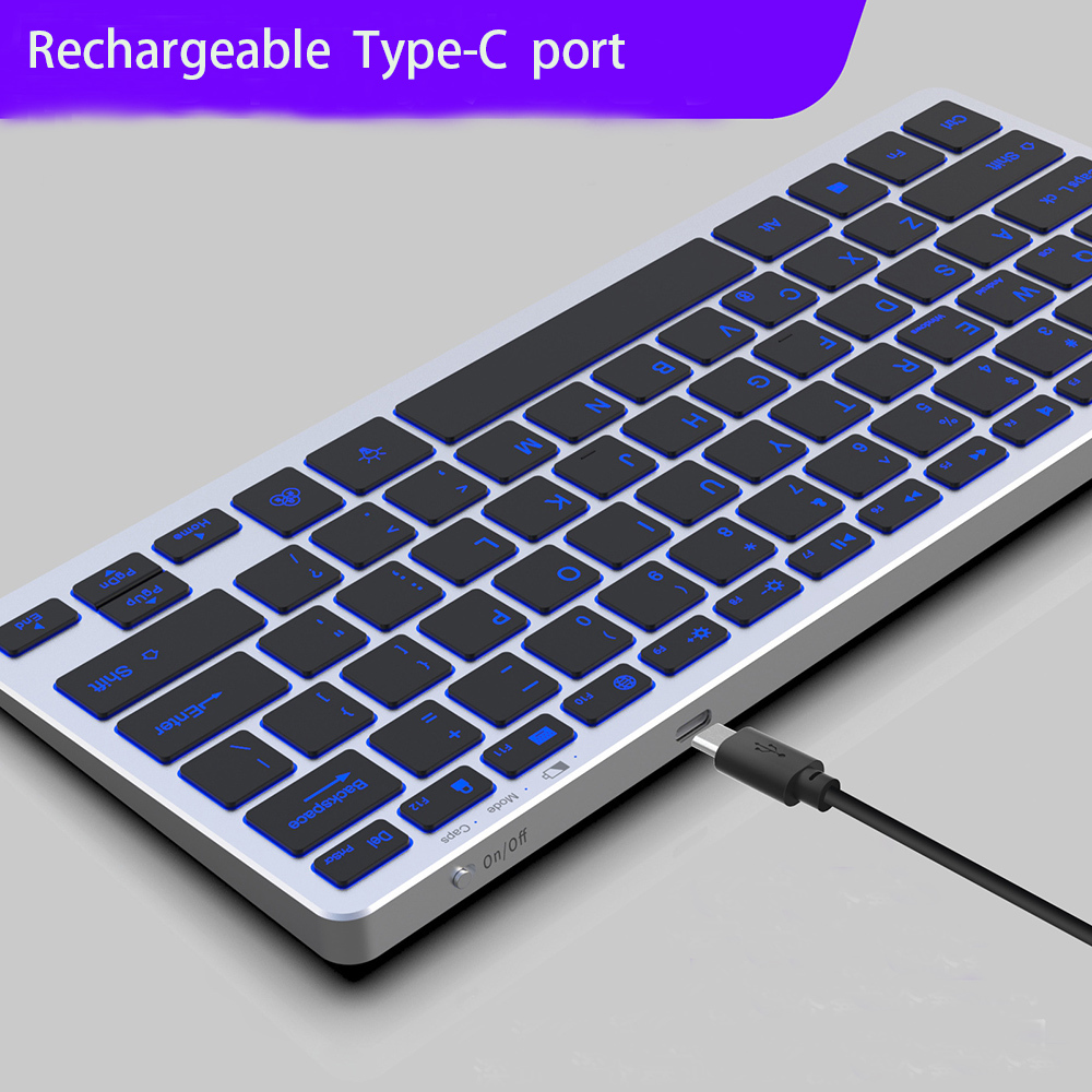 Exclusive discounts for Rechargeable Bluetooth Keyboard Illuminated ...