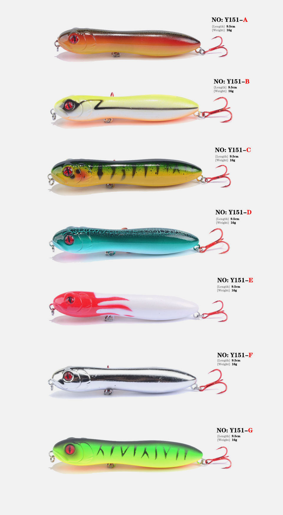 Best price for Snake Head Pencil Hard Artificial Bait 105mm 16g ...
