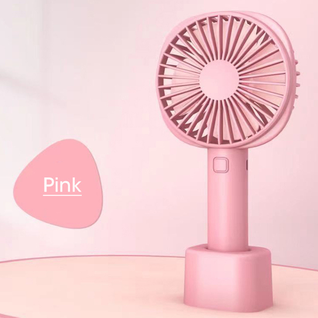 Best price for Summer Mini Hand Fan Creative Gift Base Table Fan Mute ...