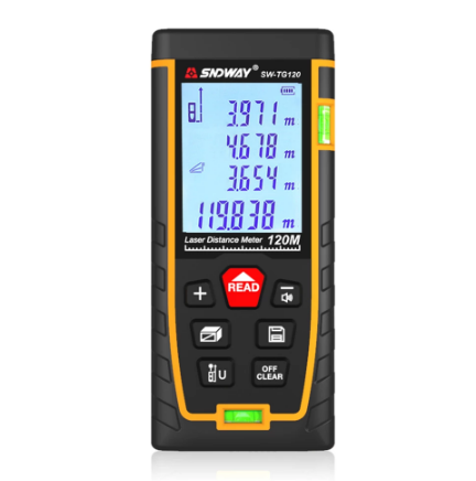 Best price for Laser Distance Meter Double Bubble Digital Measuring ...