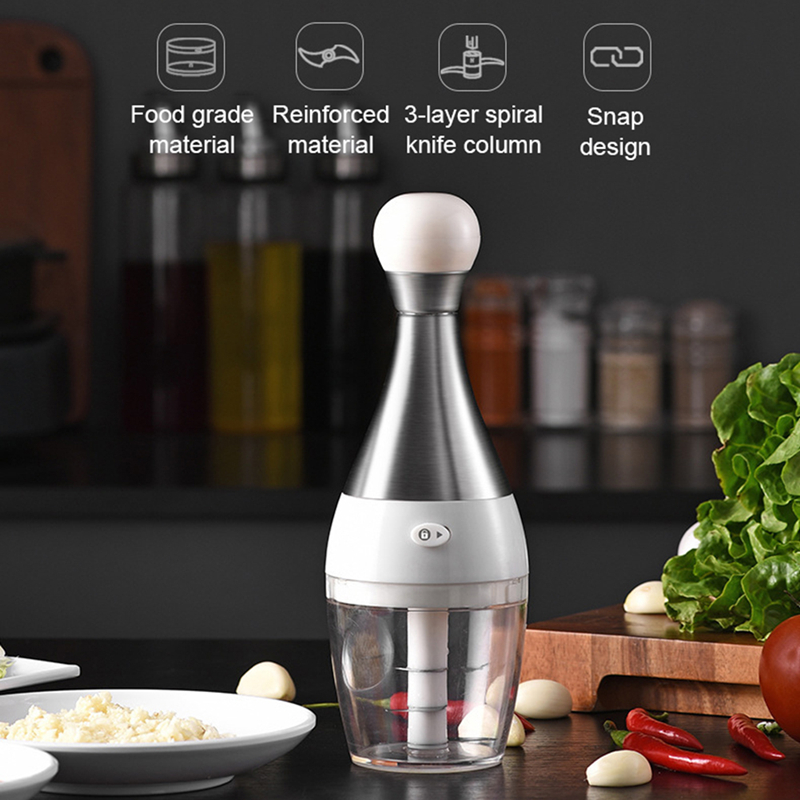 Best price for 304 Stainless Steel Garlic Press Manual Garlic Mincer ...