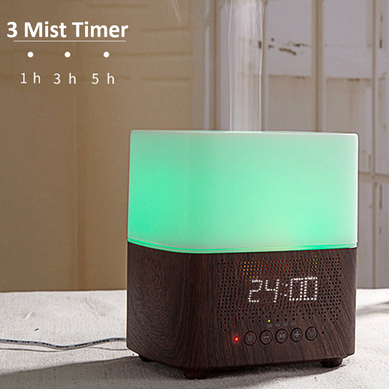 Best price for Bluetooth Clock Humidifier Air Aromatherapy Smart Wood ...