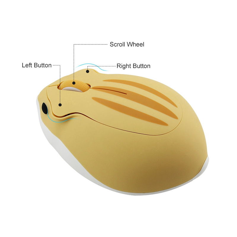 Best price for 2.4G Wireless Optical Mouse Cute Hamster Cartoon ...