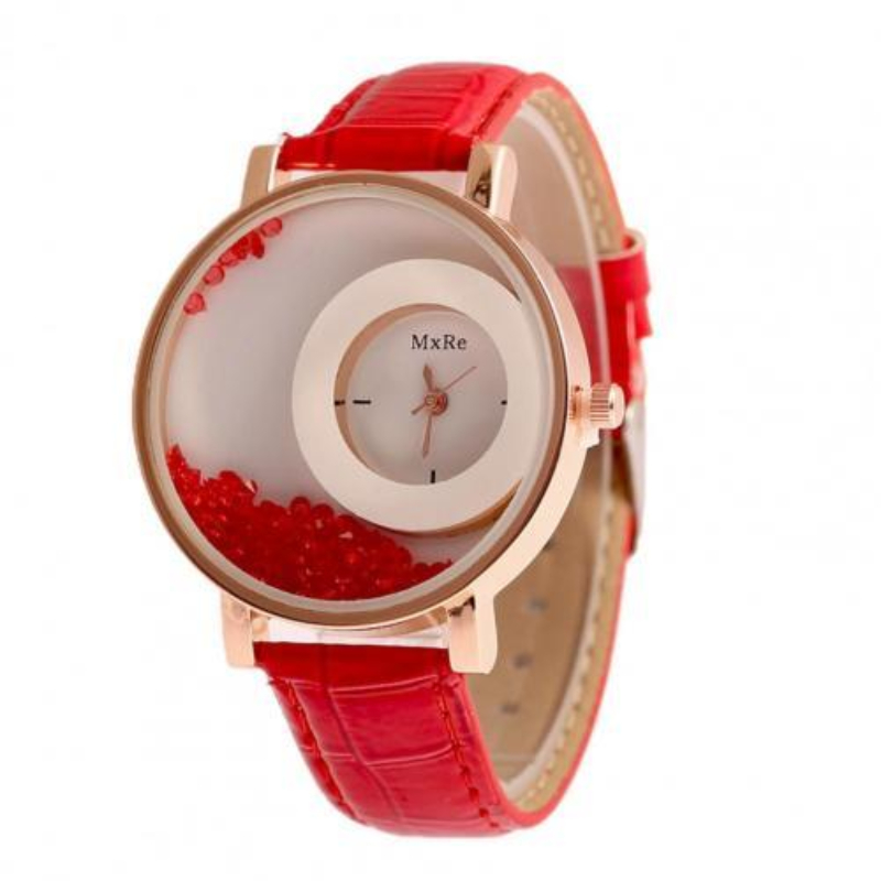 Best price for Trendy Quicksand Rhinestone Quartz Watch Creative ...