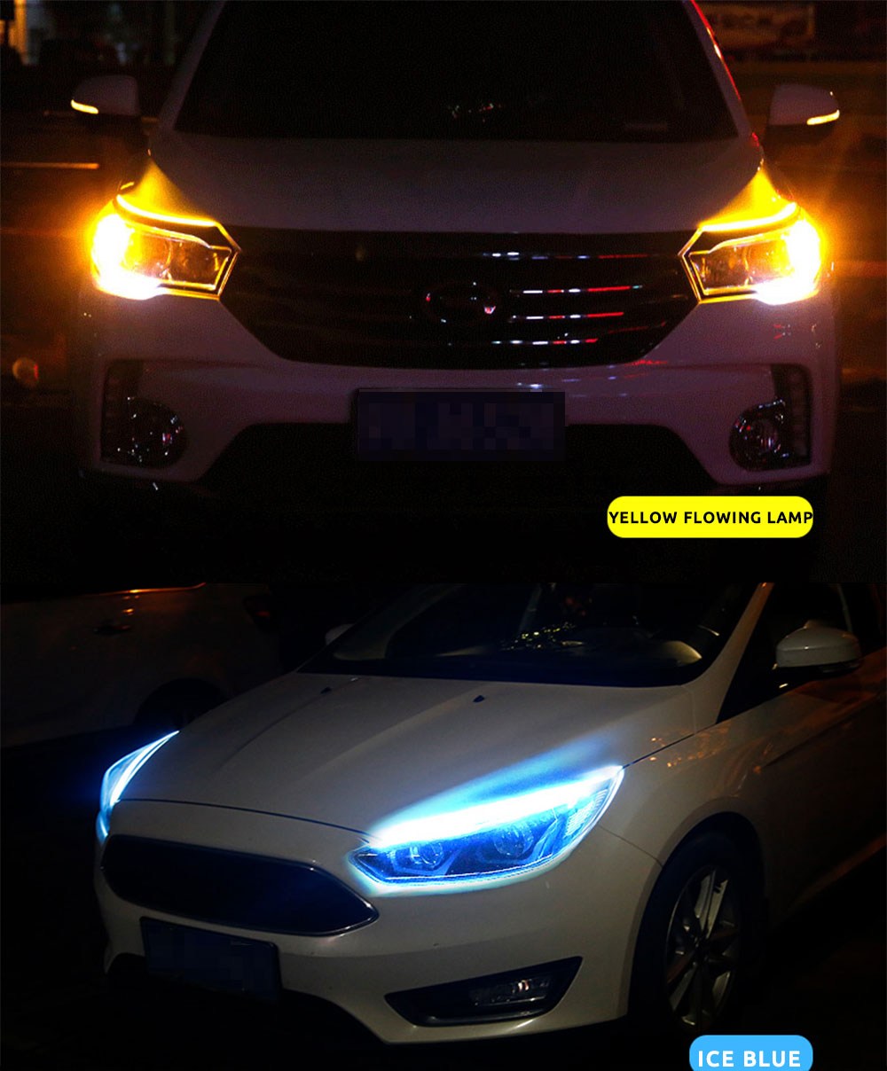 Best price for 2pcs 15.5cm Flexible DRL LED Strip Car Daytime Running ...