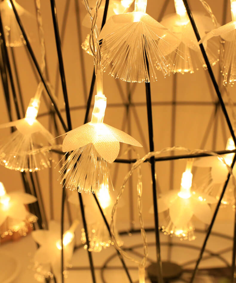 Best price for 1.5M 10Led Garland Fiber Optic Flower String Light ...