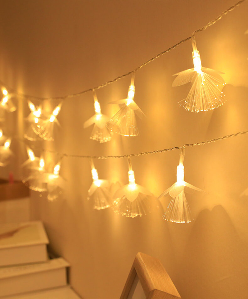 Best price for 1.5M 10Led Garland Fiber Optic Flower String Light ...