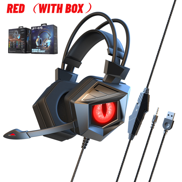 Best price for 9D Stereo Gaming headphones with Breathing LED Light For ...