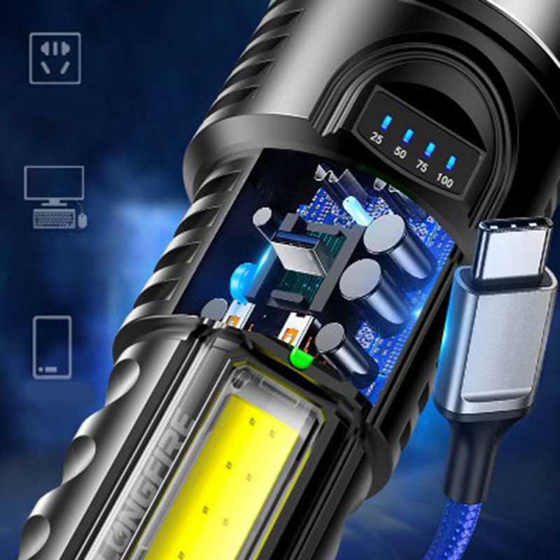 Best price for Outdoor Portable Torch LED Flashlight Super Bright Long ...