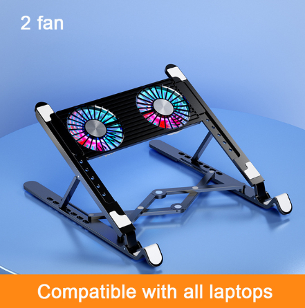 Best price for Notebook 14 inch cooler base stand usb 2 fan for Macbook ...