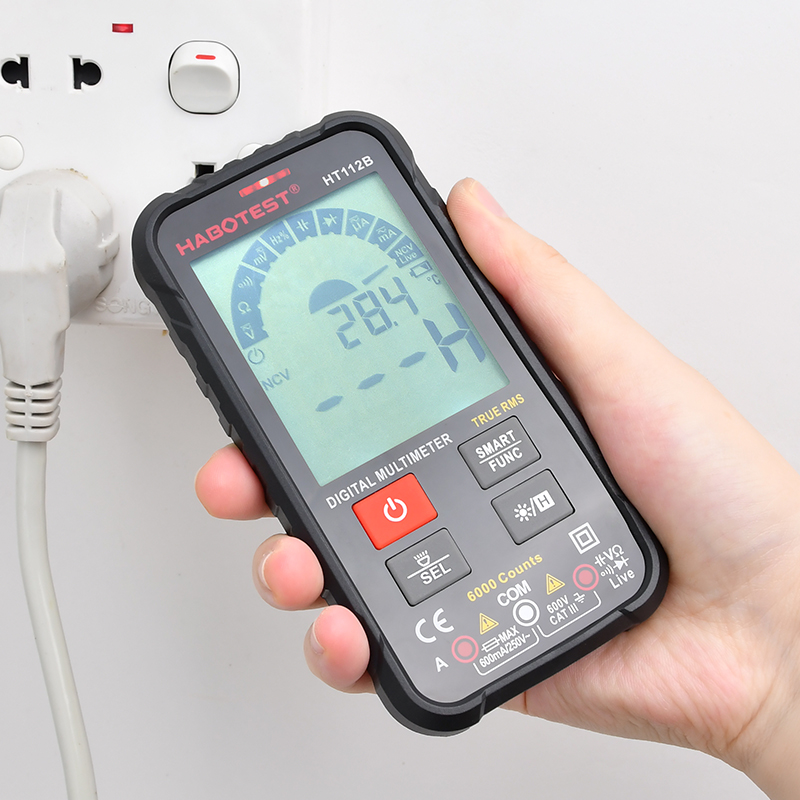 Best price for HT112B 6000 Counts Smart Digital Multimeter AC DC 600V ...