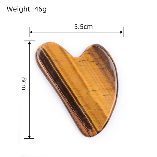 Best price for Natural Tiger Eye Stone Gouache Scraper Gua Sha Scraping ...