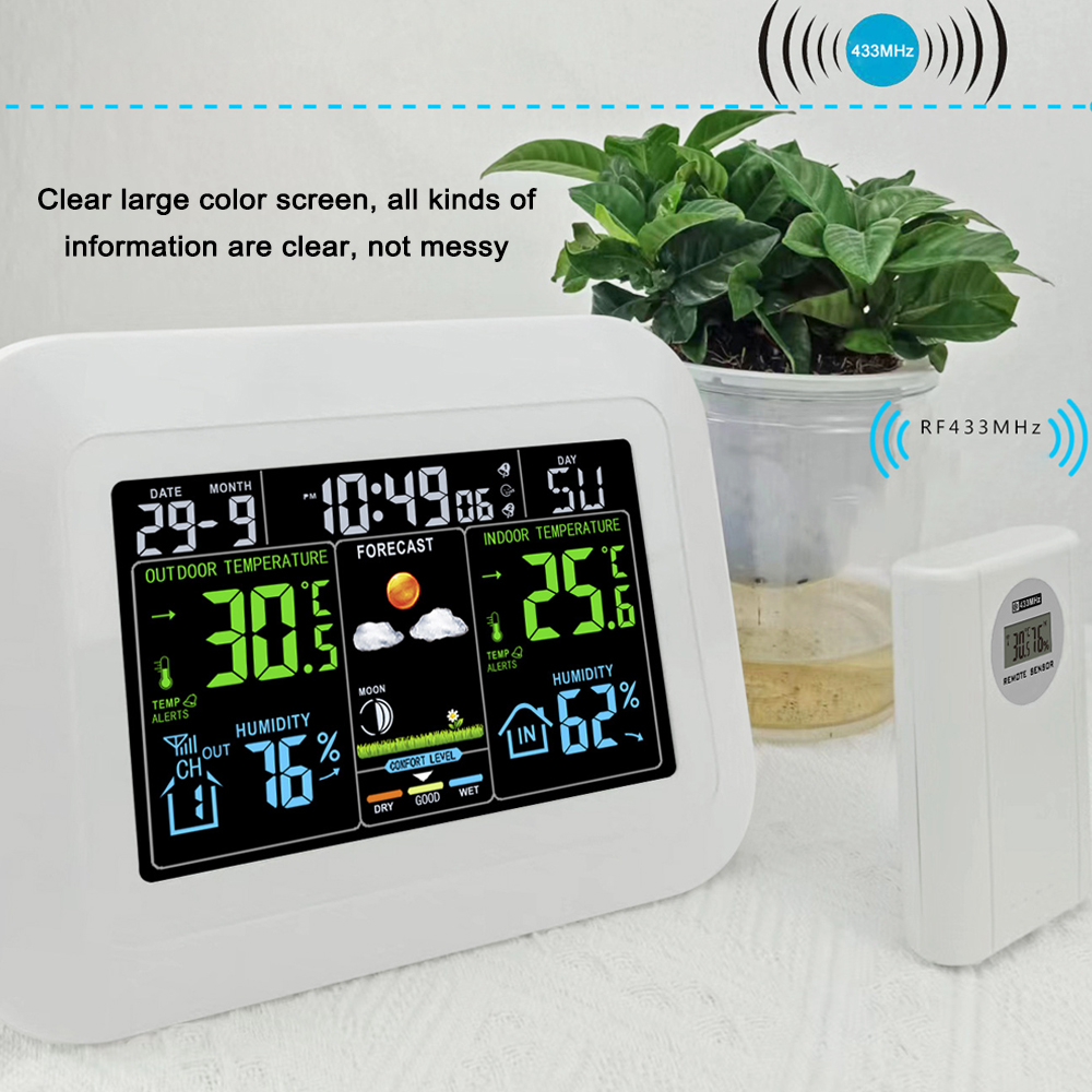 Best price for Home Weather Station Color Digital Display Clock Outdoor ...
