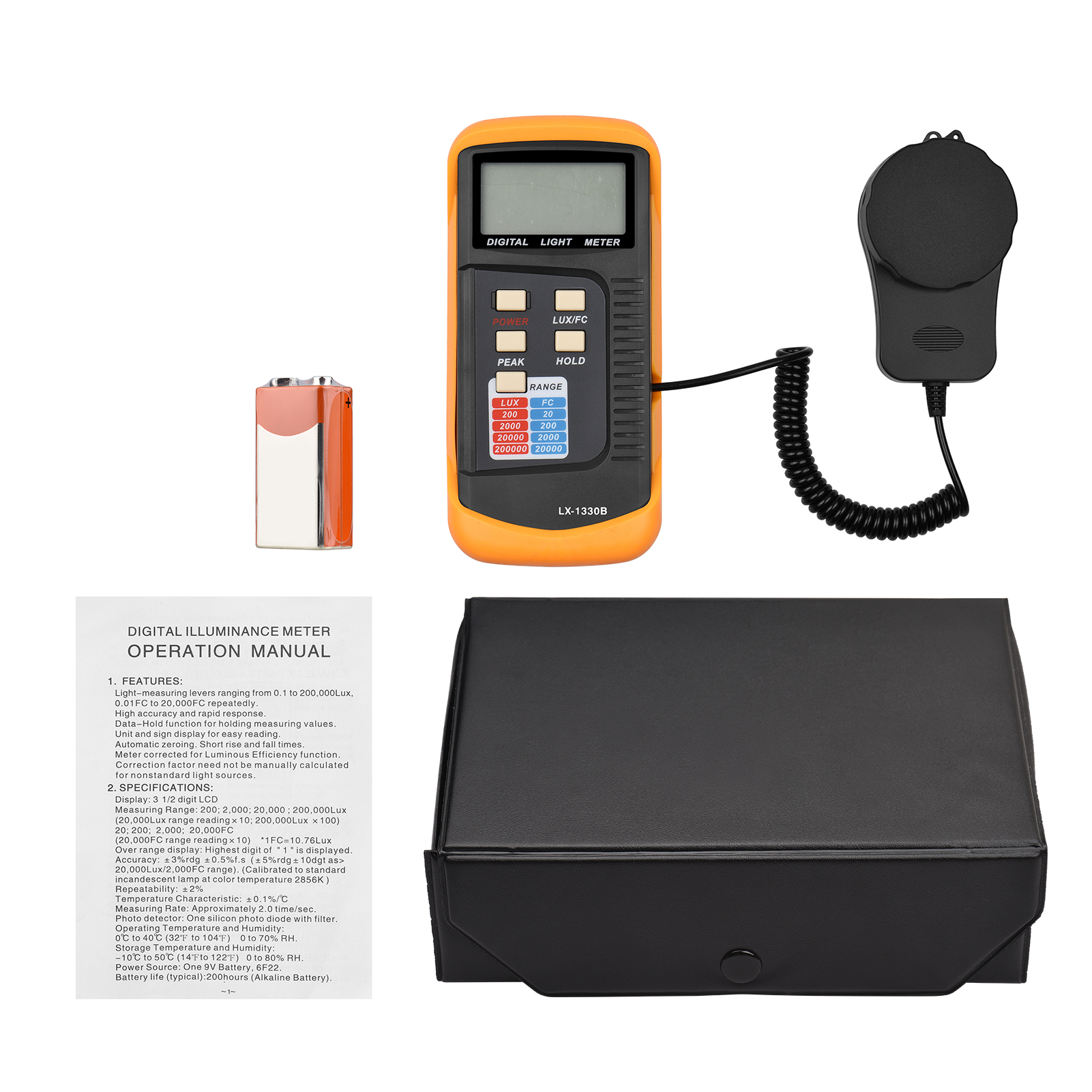 Best price for Light Intensity Tester Digital Illuminance Light Meter ...