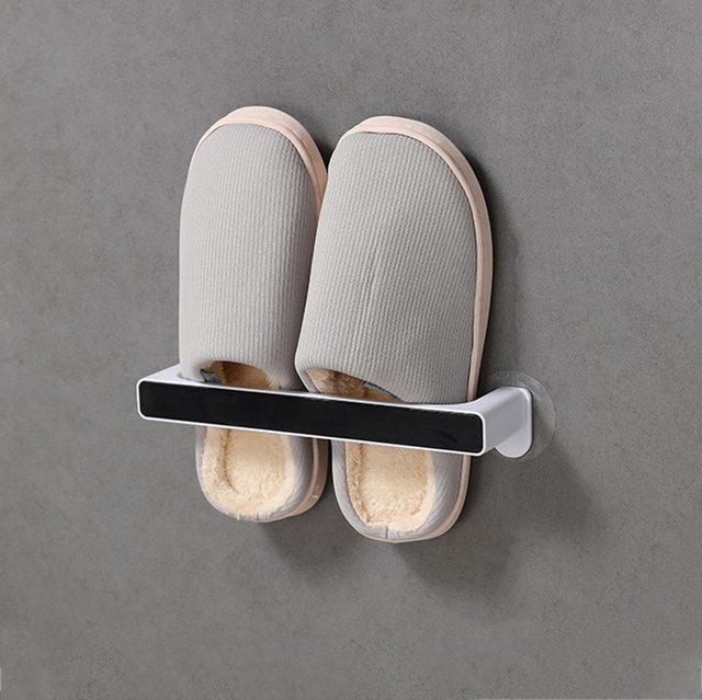 Best price for Bathroom Shoe Rack Slippers Rack Wall Mounted Punch Free ...