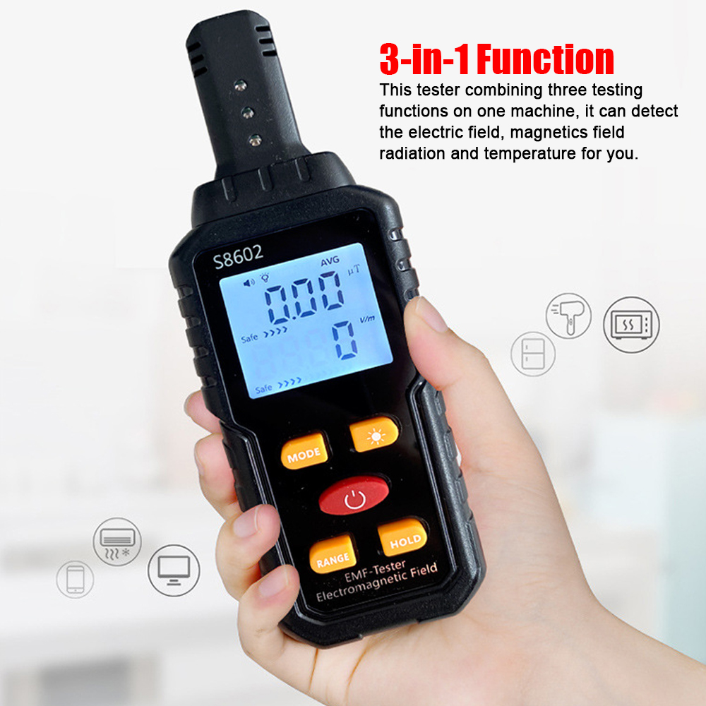 Best price for 3 in 1 Digital Radiation Detector Dosimeter Electric ...