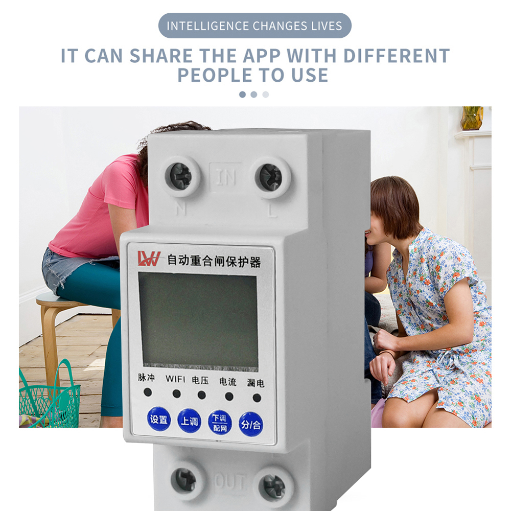 Best price for Wifi Automatic Reclosing Leakage Protector Electric ...