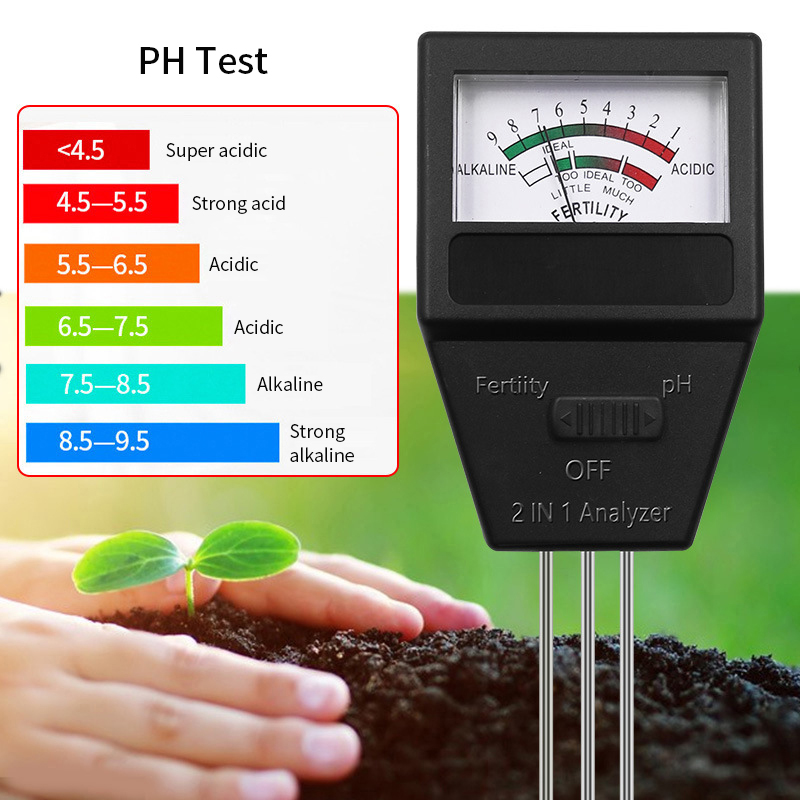 Best price for 2 in 1 Soil PH Fertility Meter With 3 Probes Soil PH ...