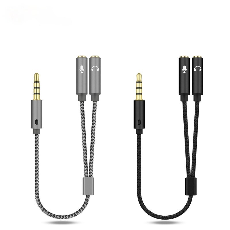 Best price for Two In One Transfer Line 3.5mm Headset Adapter Headphone ...