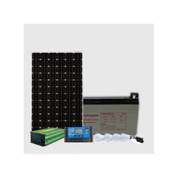 250 WATTS ALL WEATHER SOLAR FULLKIT SYSTEM. Black