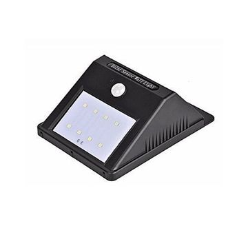 Neelux Wall Sensor Solar Lamps Black